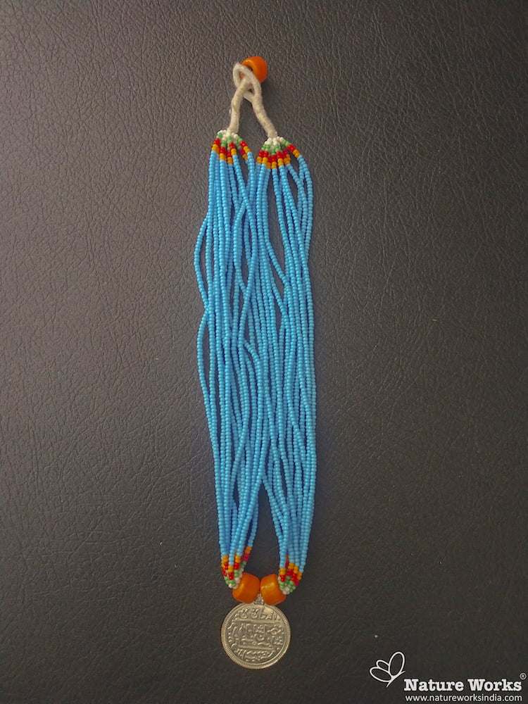 Silver coin (Athani) necklace - Single coin - Nature Works